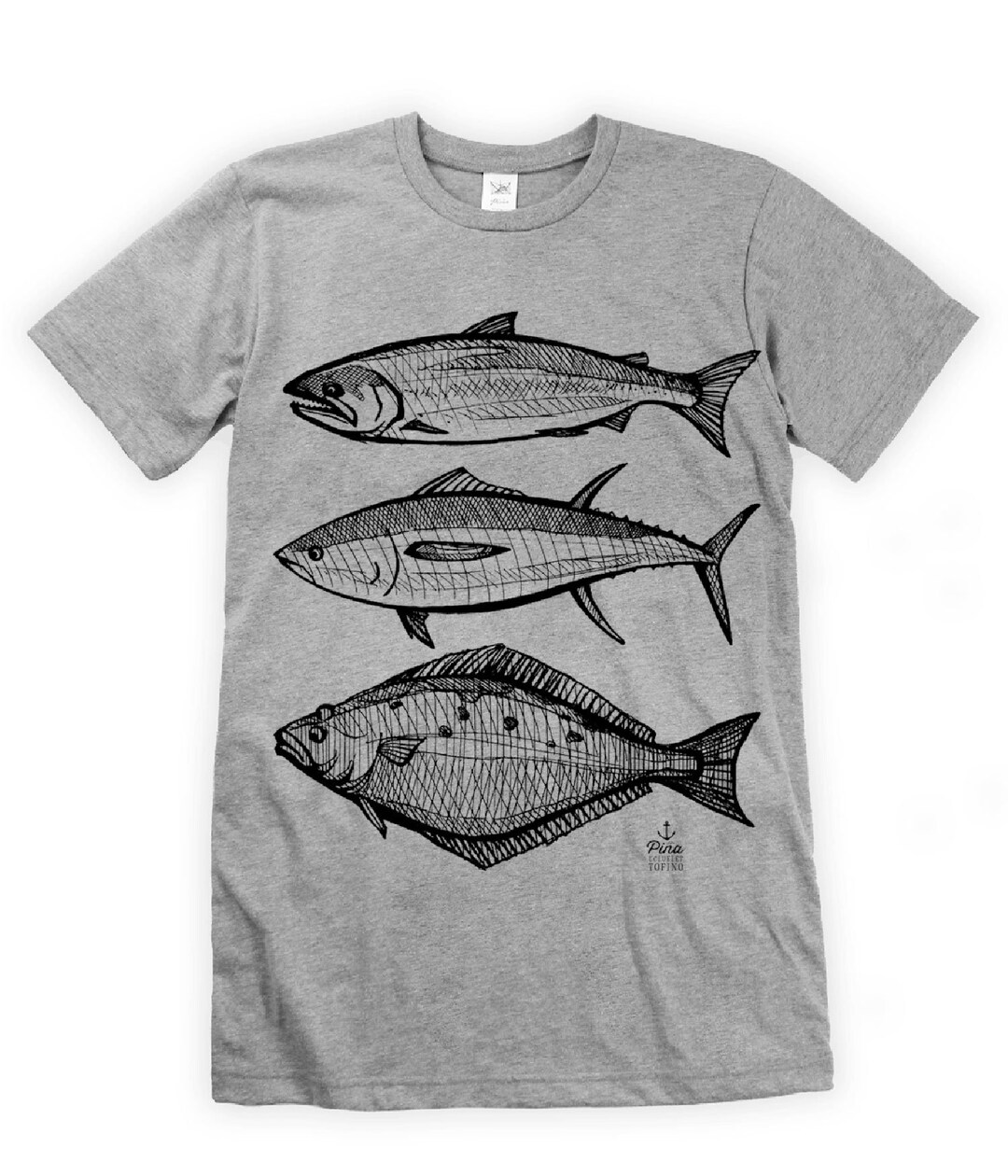 Salmon Tuna Halibut Fish Unisex T-shirt - Etsy