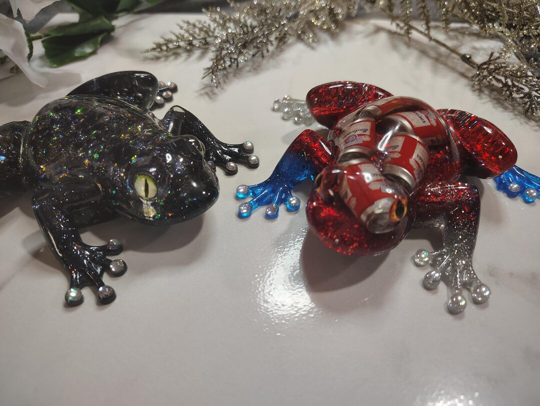 Handcrafted Resin Frogs - Etsy