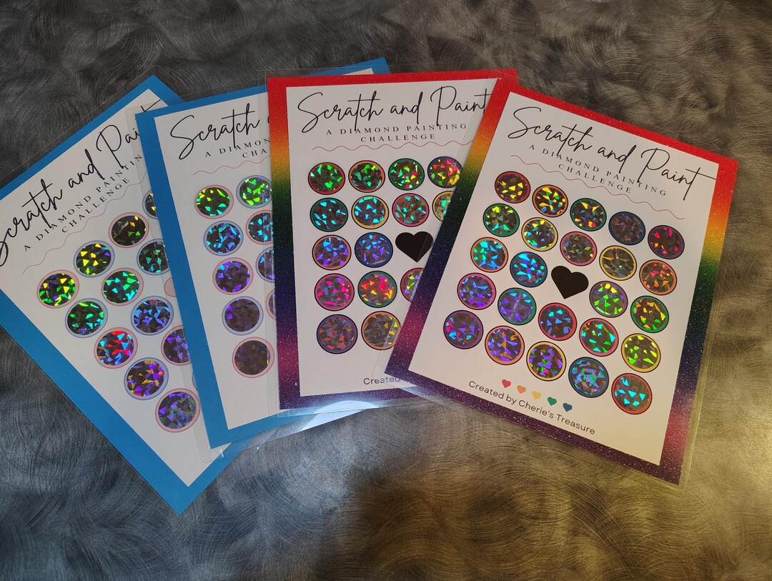 Scratch and Paint: Diamond Painting CHALLENGE! - Etsy
