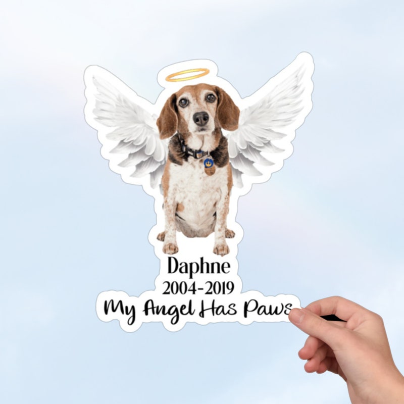 Dog Memorial Decal - Etsy