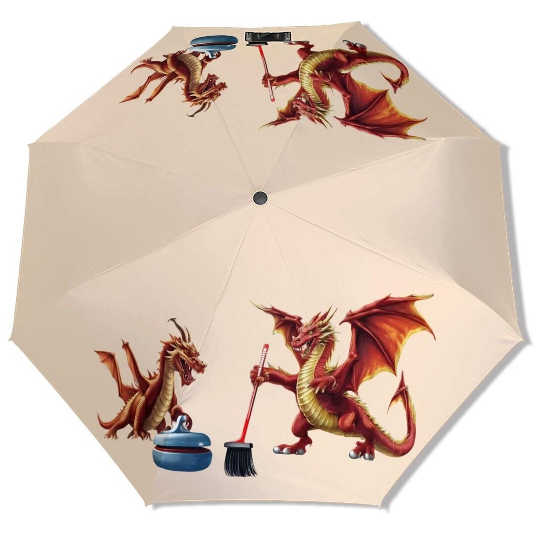 Dragons Curling Umbrella - Etsy