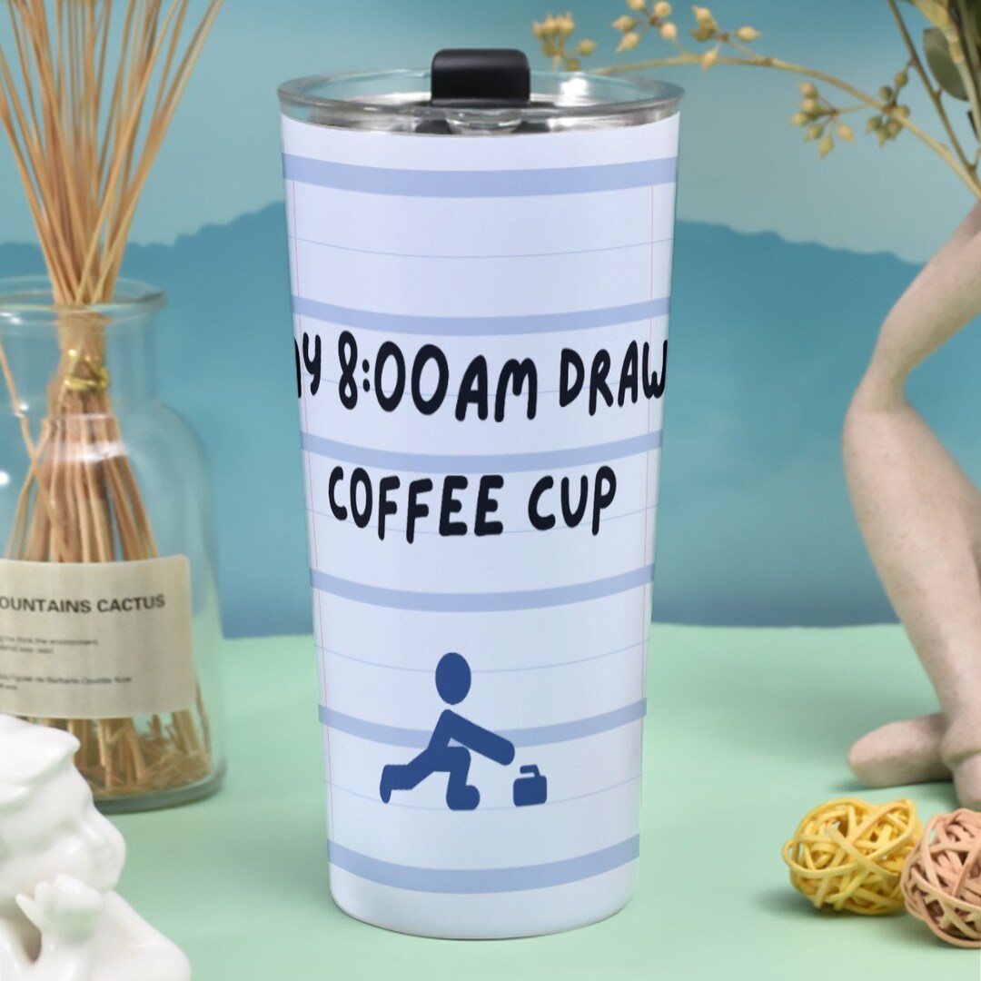 The Essential 8:00am Draw Coffee Cup, Curling Mug - Etsy