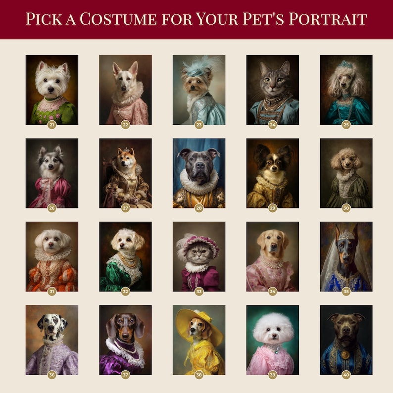 Custom Pet Portrait, Medieval Fantasy Outfit, Dark Fur Cloak Costume ...