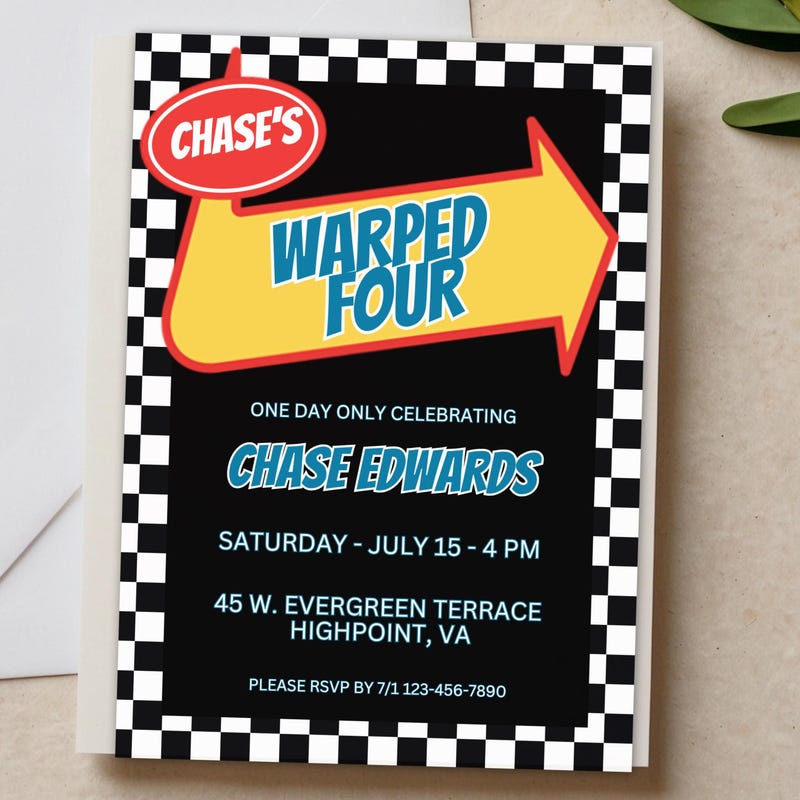 Warped Tour Canva Template - Etsy