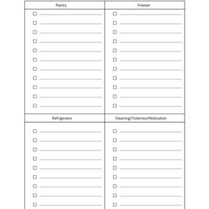 Year-long Menu Planner - Etsy