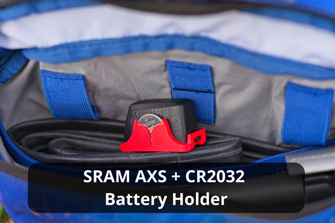 SRAM AXS Dual Battery Holder | Derailleur Cover With CR2032 Slot | 3D ...