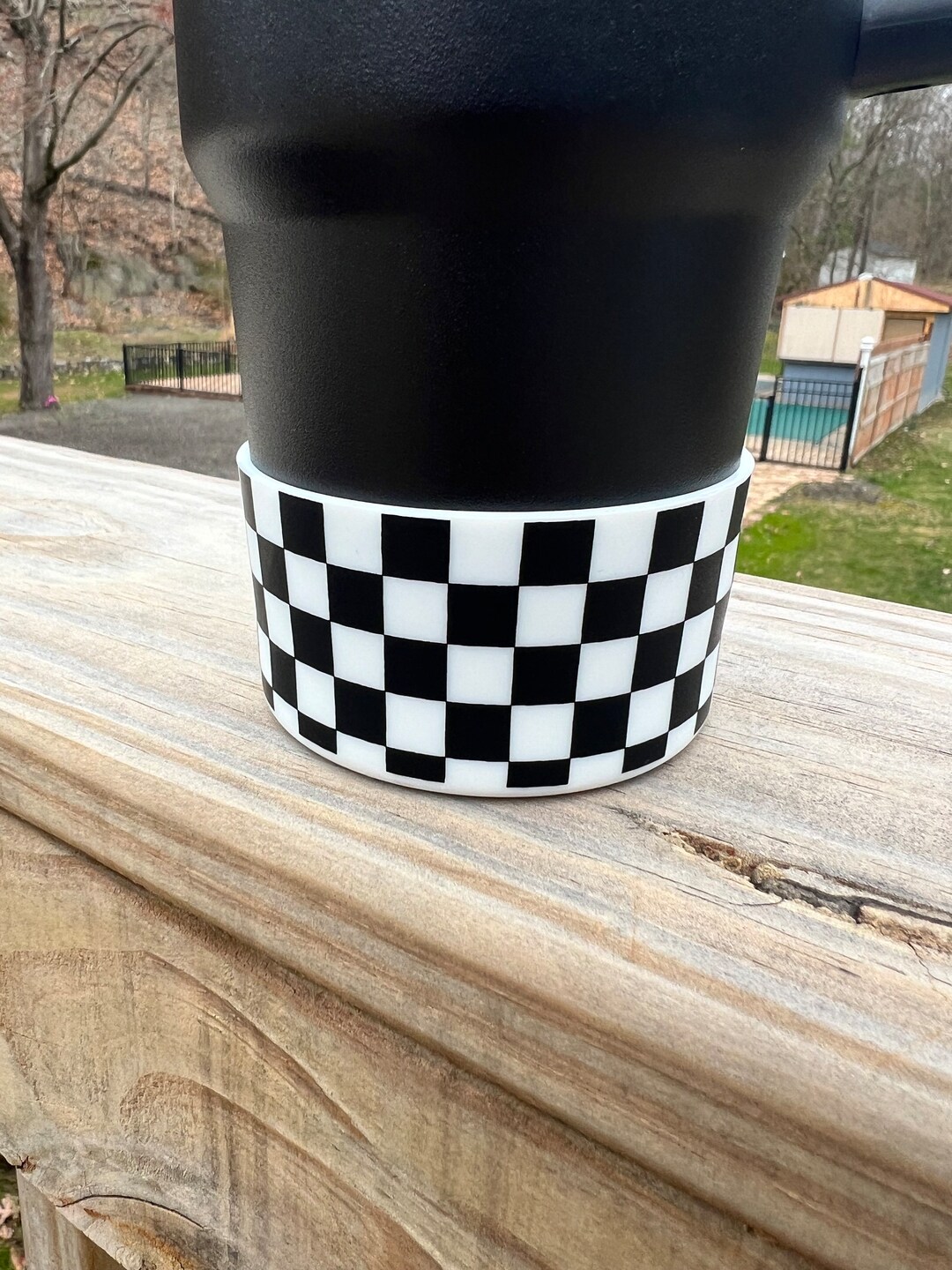 Cup Boot, Silicone Boot for Cups, Stanley, 20-30-40 Oz Black and White ...