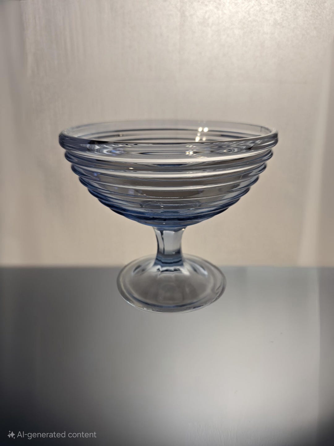 Vintage Anchor Hocking Park Avenue Blue Manhattan Glass Compote - Etsy