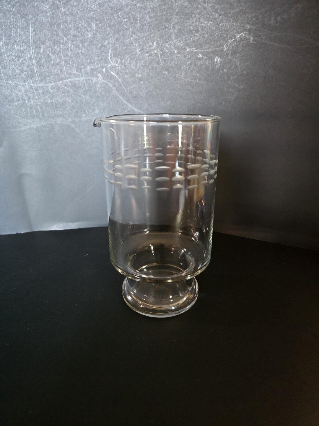 Princess House Vintage Crystal Heritage Beverage Server/mixer Near Mint ...