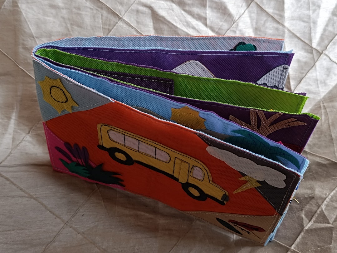 TNT Fabric Book Pattern, Educational Book Pattern With Instructions ...