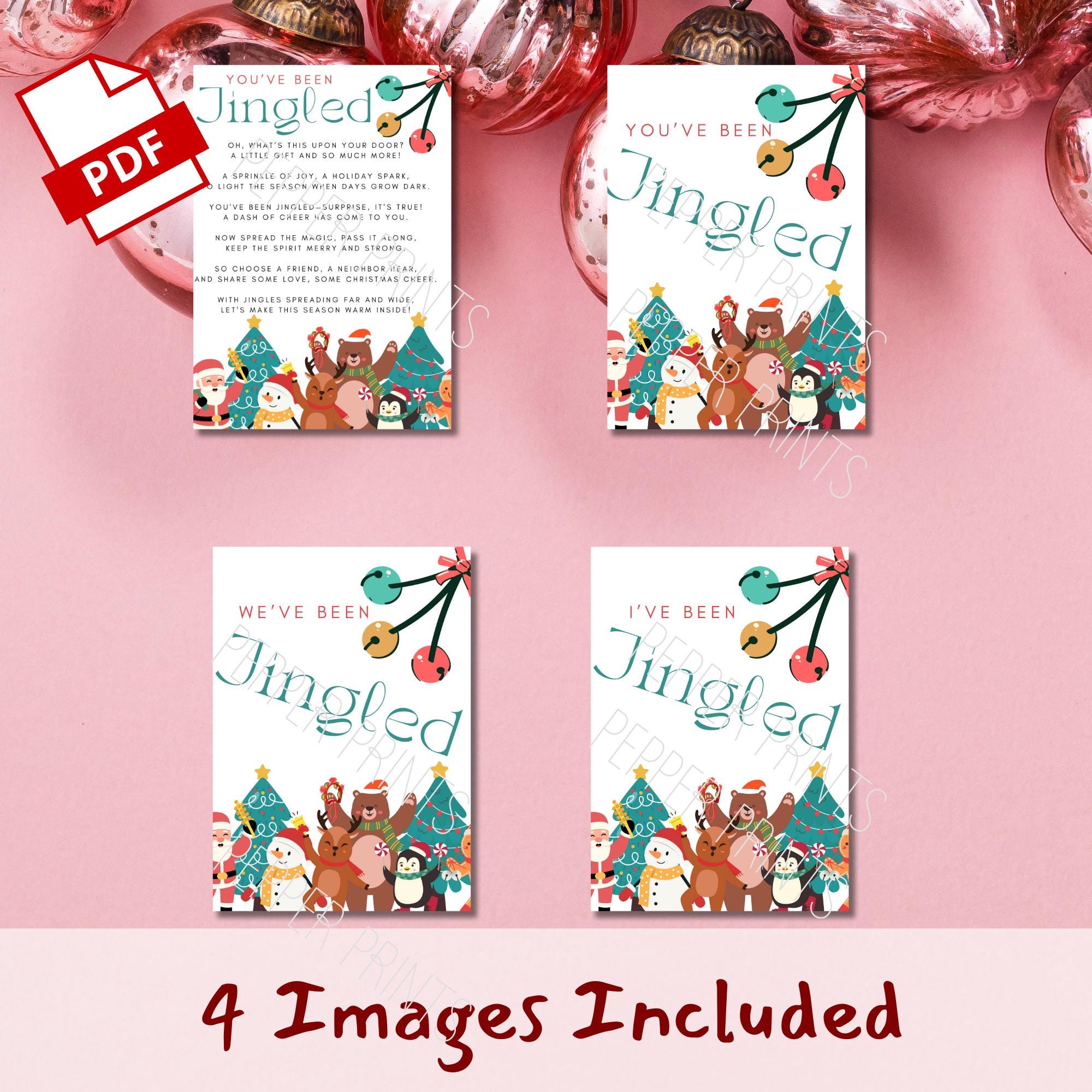 You've Been Jingled 5x7 Digital Sign, Digital You've Been Jingled Gift ...