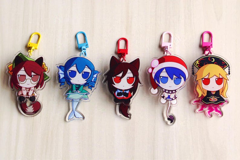 Polite Wagging Fumo Charms | Touhou Project - Etsy