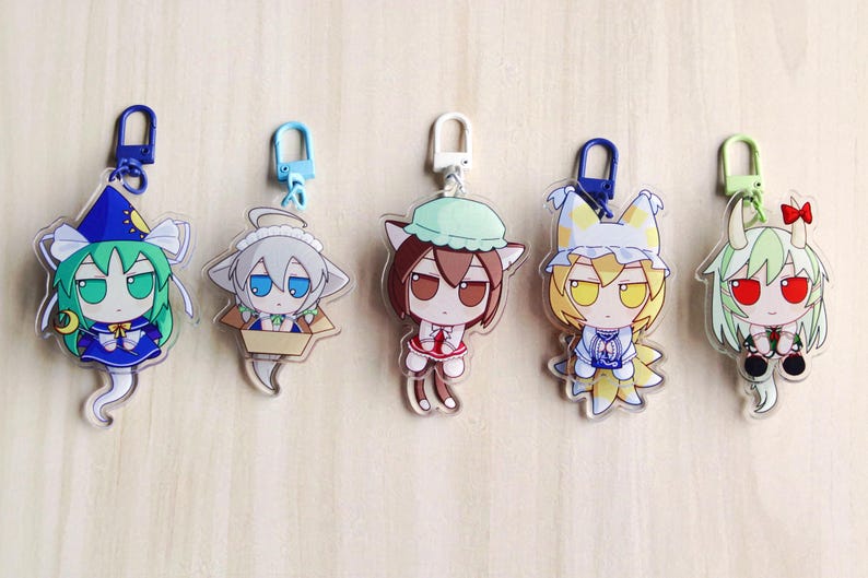 Polite Wagging Fumo Charms | Touhou Project - Etsy