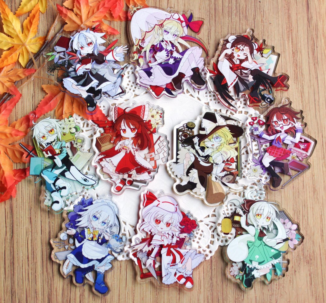 Touhou Kourindou Charms | Reimu, Marisa, Sakuya, Remilia, Youmu, Yukari ...