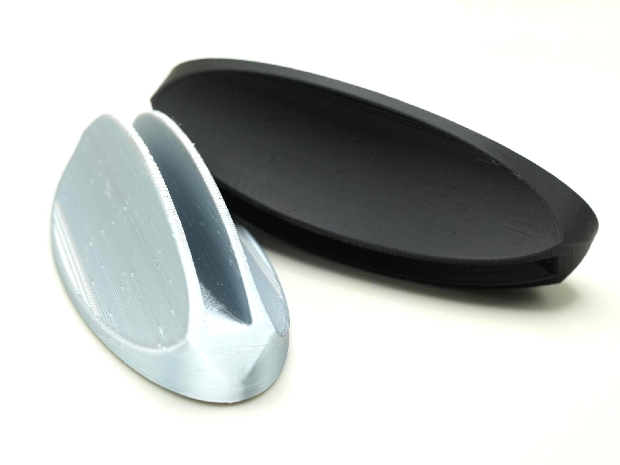 1PK Elliptical Glass Art Stand - for Plates & Other Art With Curved ...