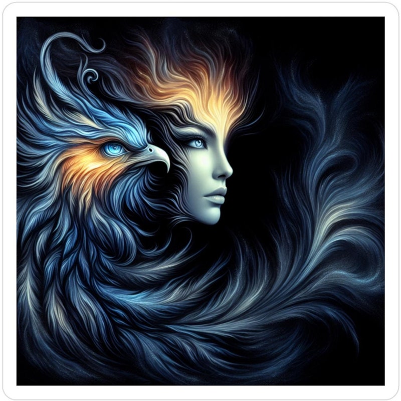 Phoenix Rising Car Decal - Etsy