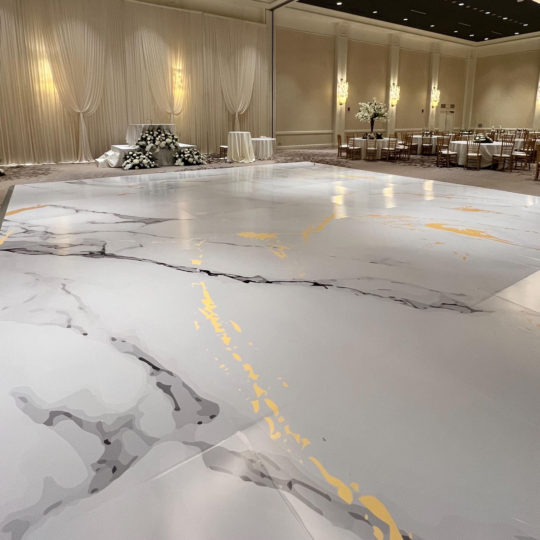 Custom Vinyl Printed Dance Floor Murble | Custom Floor Marble | Wedding ...