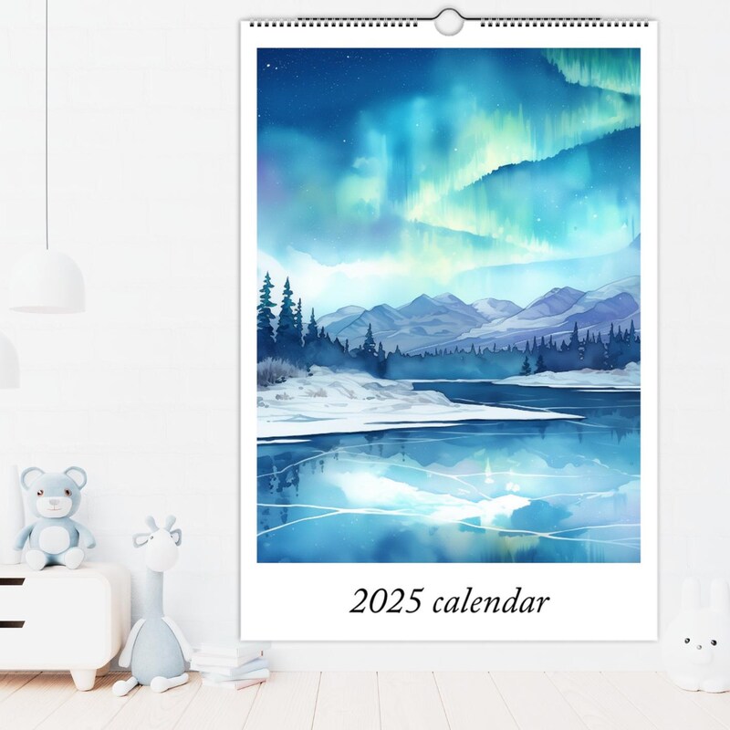 Watercolor Calendar - Etsy