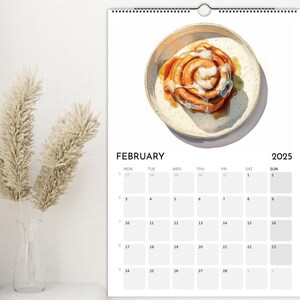 2025 Calendar – Delicious Pastry & Dessert Art | Foodie Gift | Bakery ...