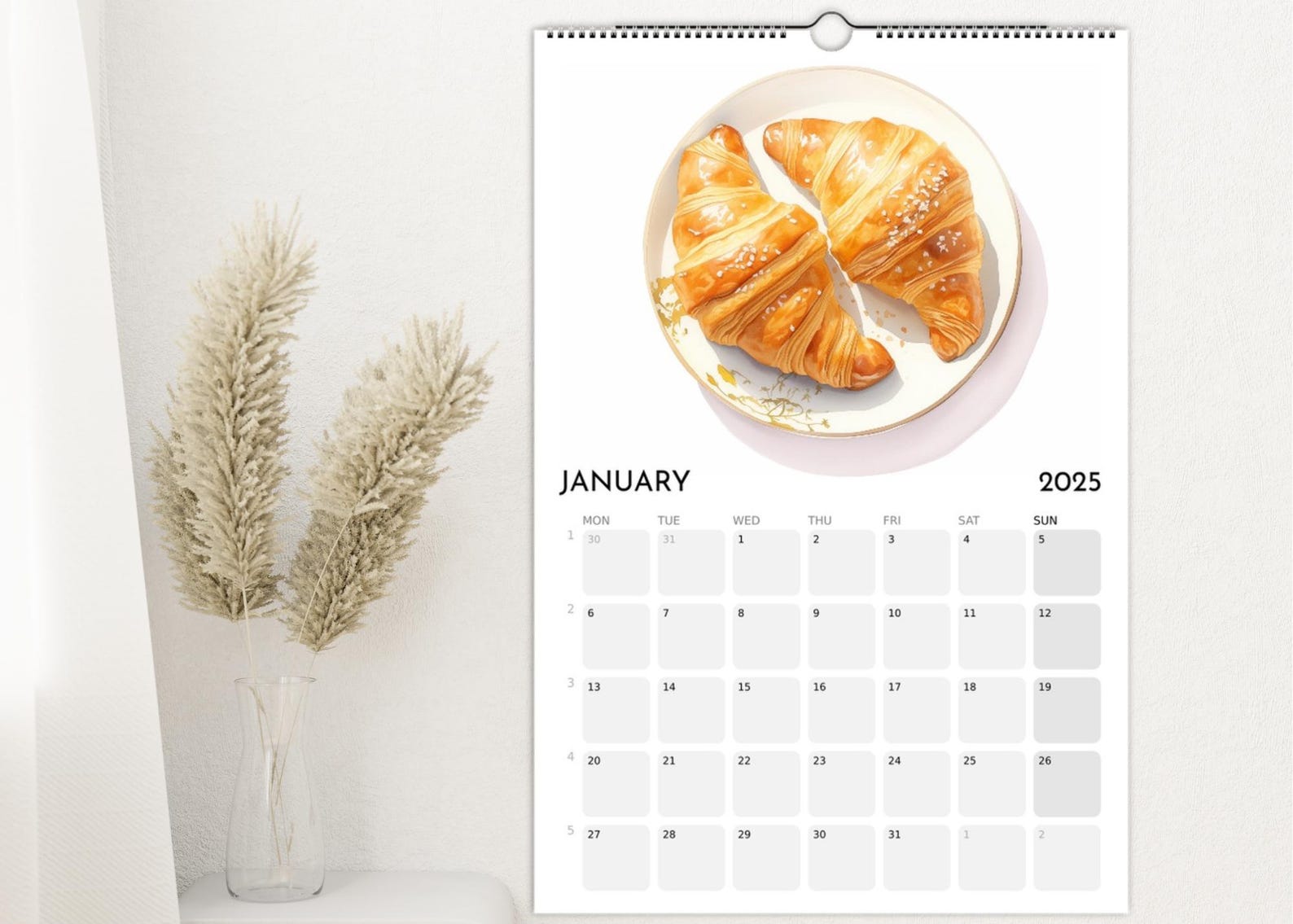 2025 Calendar – Delicious Pastry & Dessert Art | Foodie Gift | Bakery ...