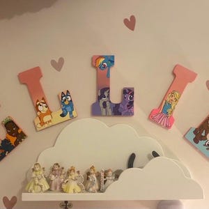 3-4 Character Letter - Etsy