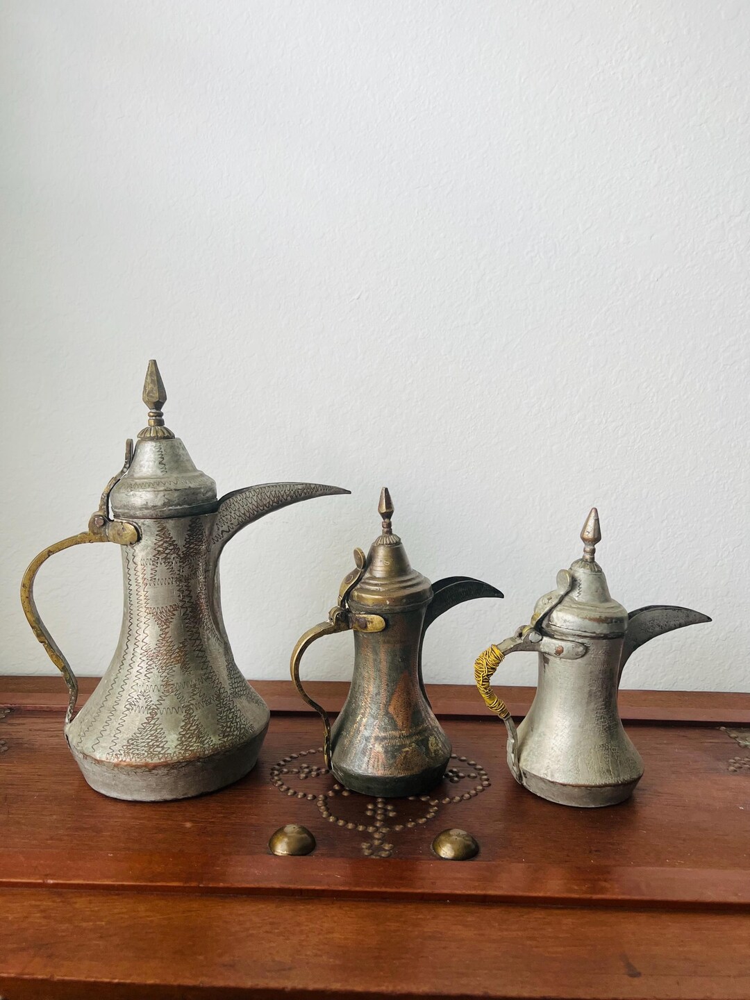 Antique Arabic Dallah Pots - Etsy