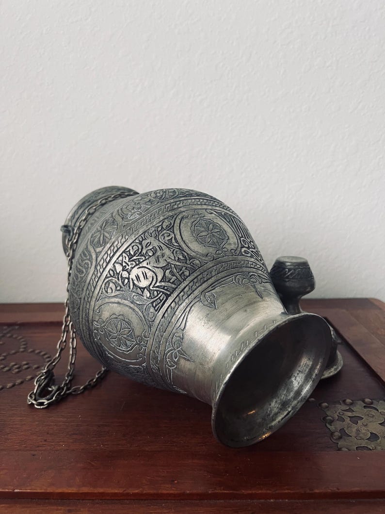 Vintage Persian Middle Eastern Copper Water Pot Handcrafted - Etsy