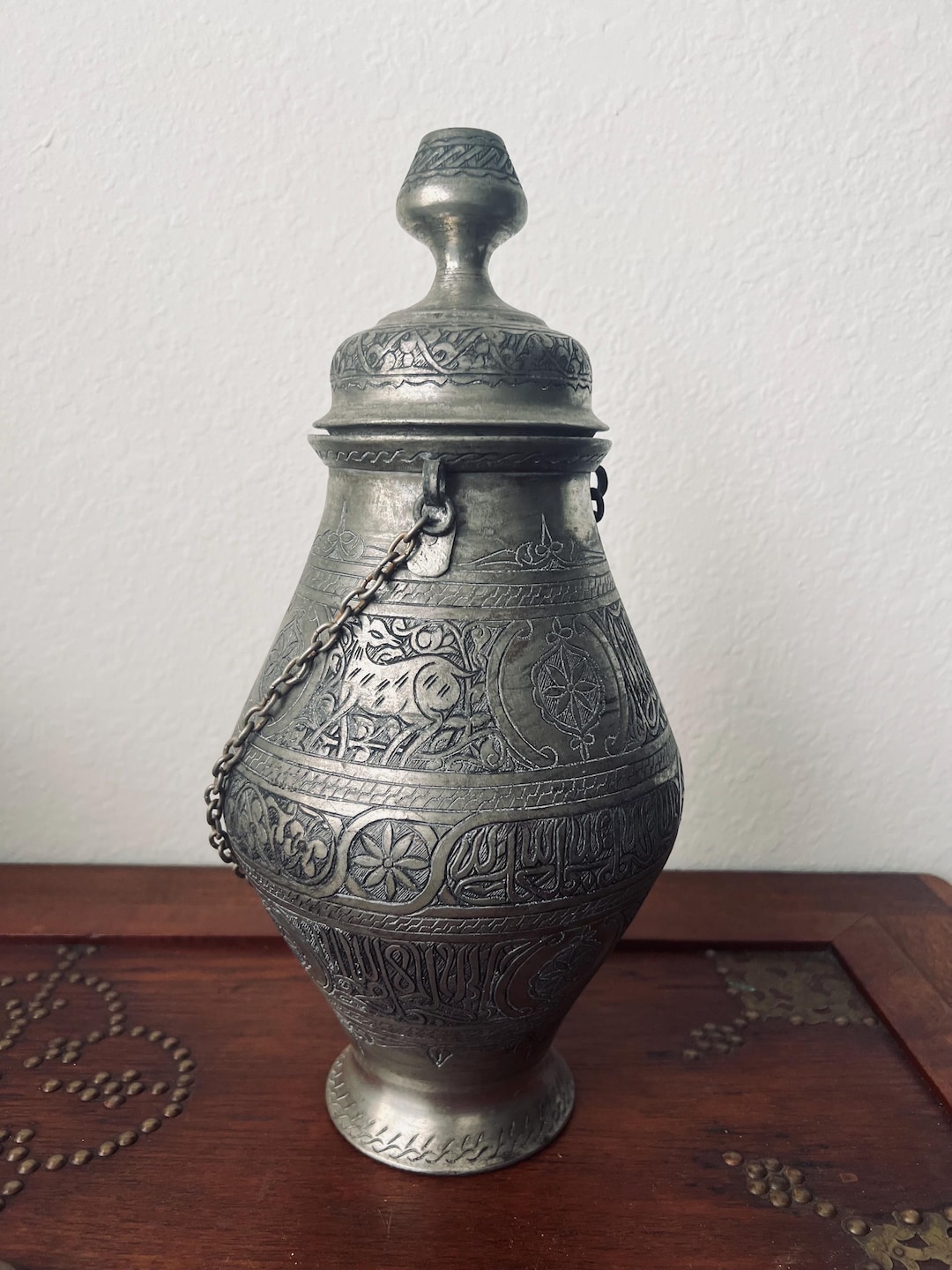 Vintage Persian Middle Eastern Copper Water Pot Handcrafted - Etsy
