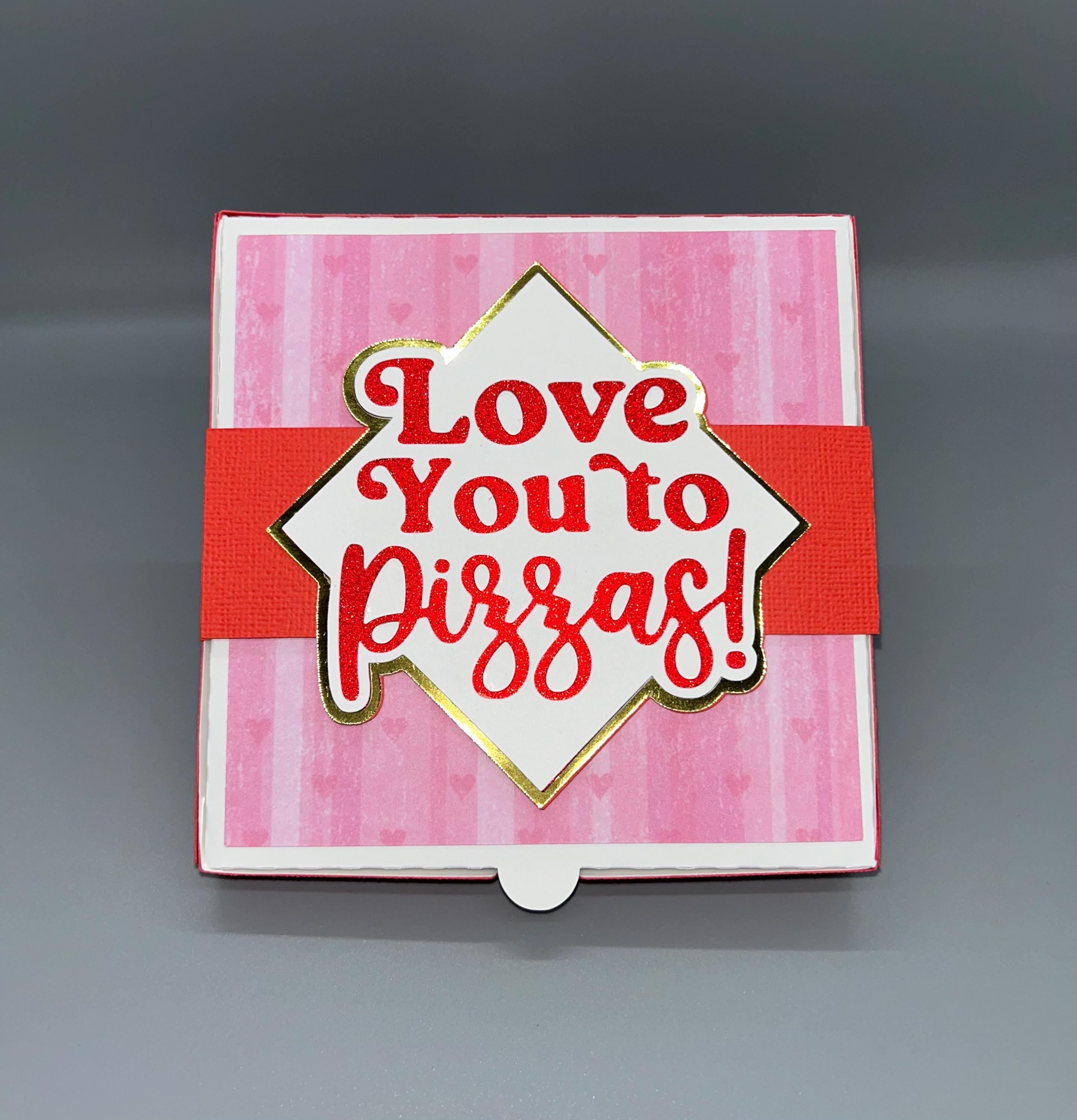 Pizza Box Gift Card Holder - Etsy