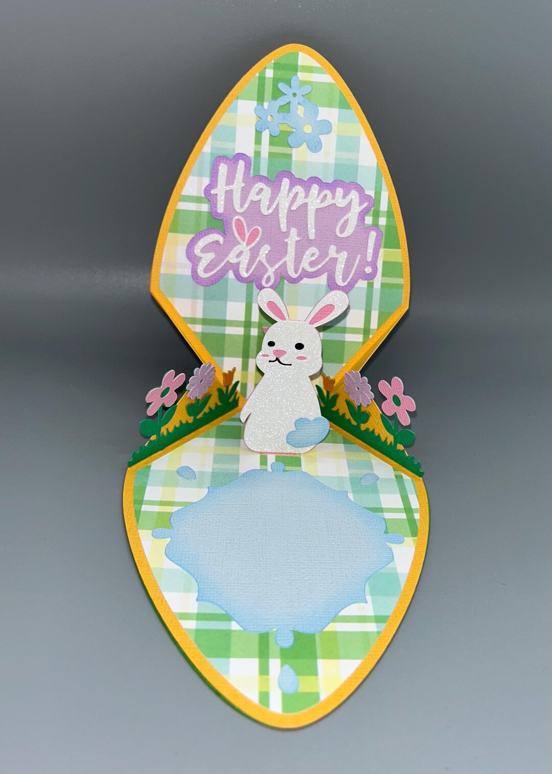 Easter Bunny Pop up Card - Etsy
