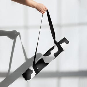 Cow Print Yoga Mat Stylish and Durable Exercise Mat Non-slip, Eco ...