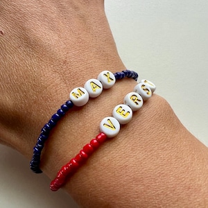 Max Verstappen Red Bull Racing F1 Friendship Bracelets, F1 Team Jewelry ...