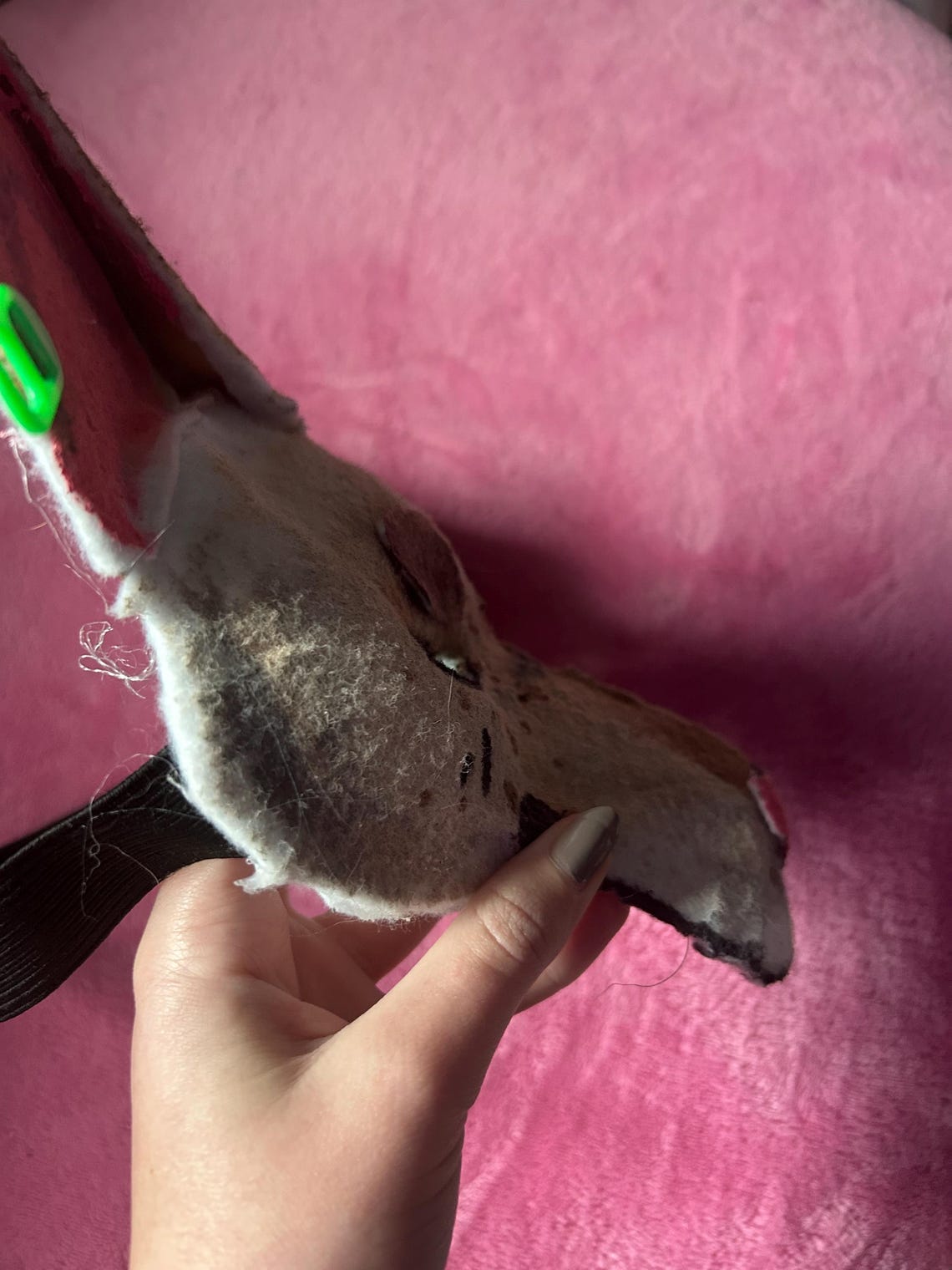 Brown Mossy Dog Mask - Etsy