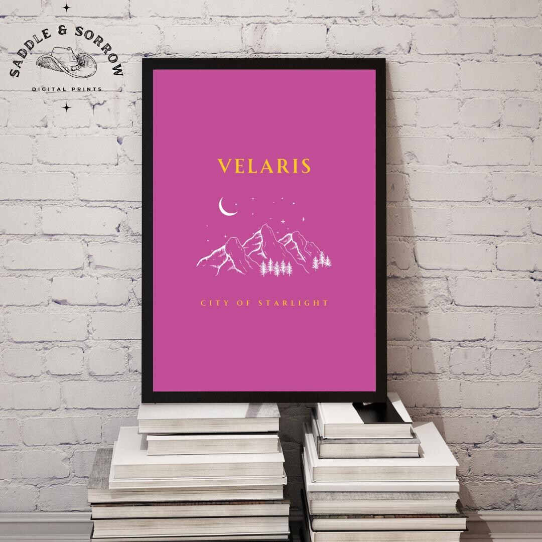 ACOTAR Velaris Digital Download Wall Art Bookish Booktok Book Quote ...