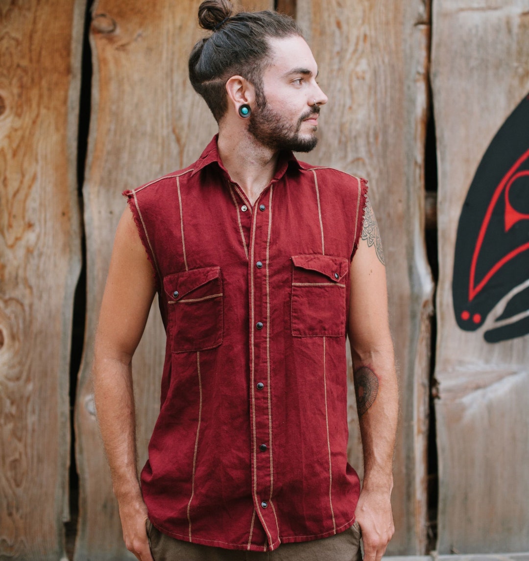 Snapdragon Sleeveless Shirt/ Hemp and Tencel - Etsy