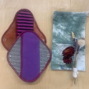 Luna Rags/ Hemp and Organic Cotton Moon Pads/mini and Maxi Menstrual ...