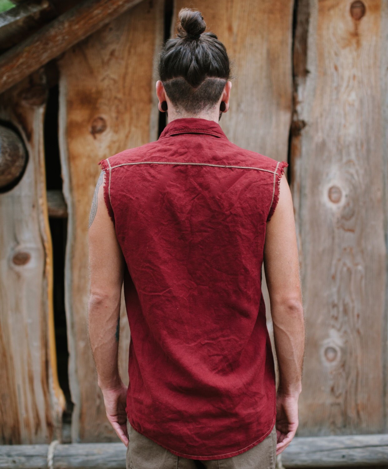 Snapdragon Sleeveless Shirt/ Hemp and Tencel | Etsy