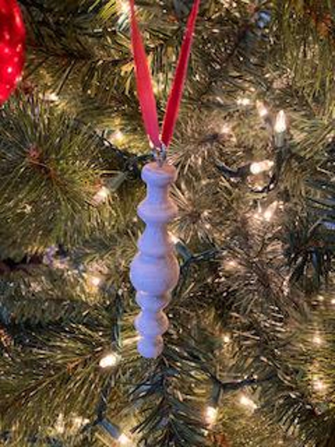 Spindle Ornaments, Rustic Wood, Handcrafted - Etsy