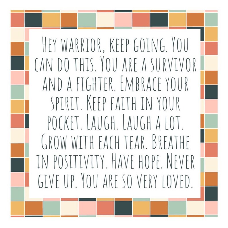 Positive Cards and Affirmations for Cancer, Gifts for Cancer Patients ...