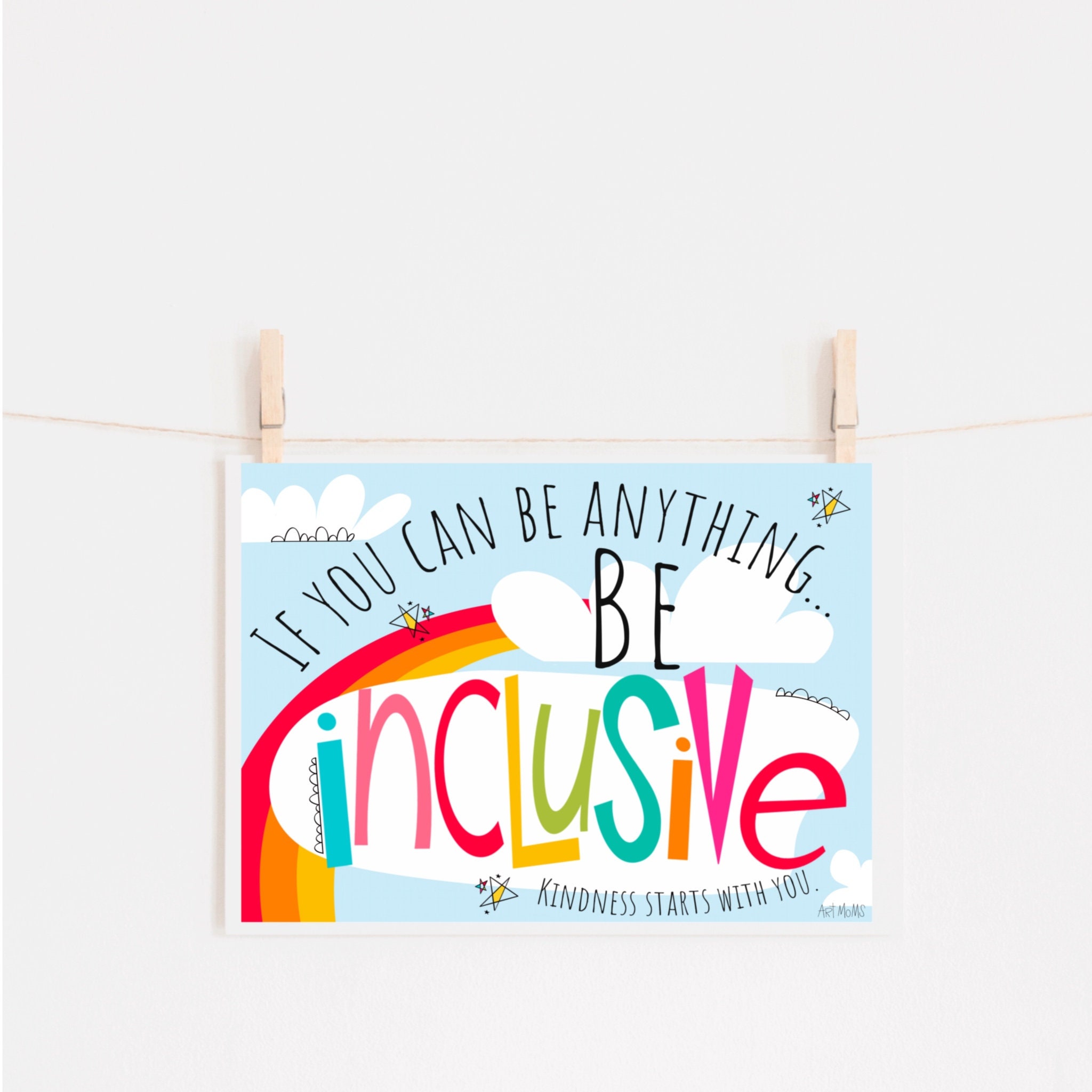Be Inclusive Print - Etsy