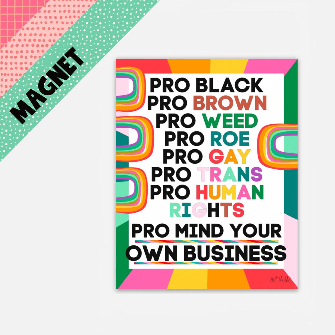 Pro Roe and Human Rights Magnet, Support Reproductive Rights & Social ...