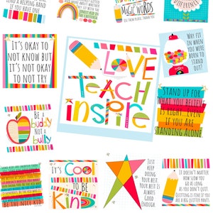 Affirmation Card Set for Teachers and Students, Kindness Cards for ...
