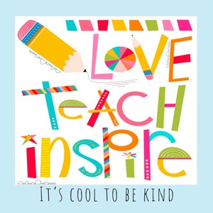 Affirmation Card Set for Teachers and Students, Kindness Cards for ...