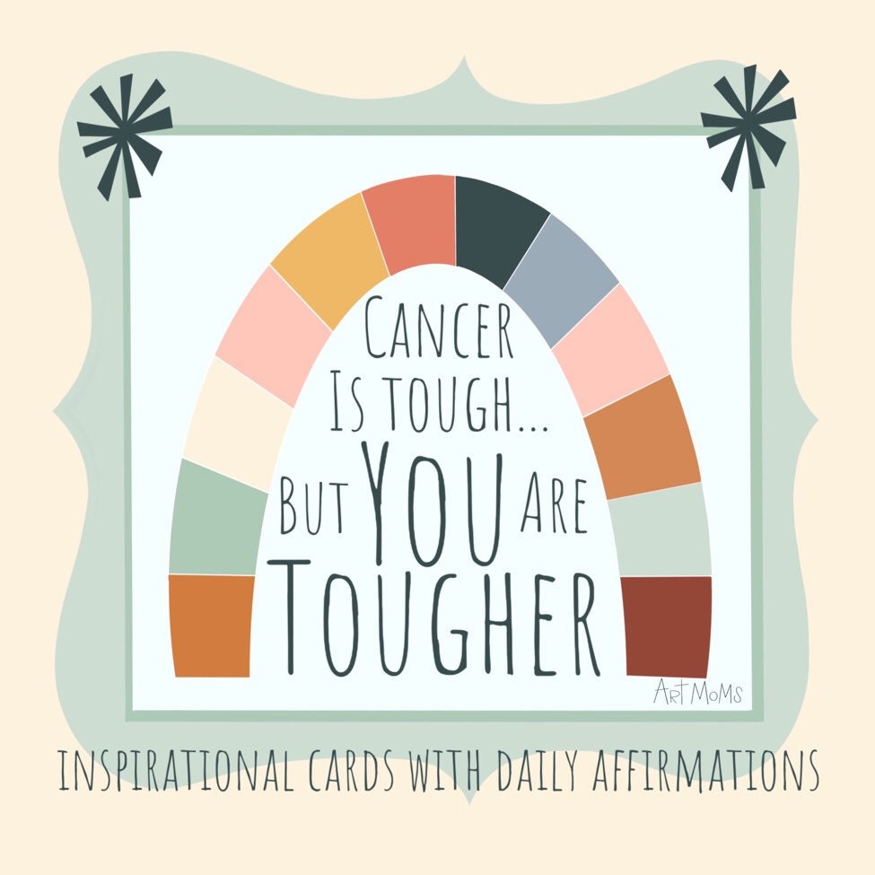 Positive Cards and Affirmations for Cancer, Gifts for Cancer Patients ...