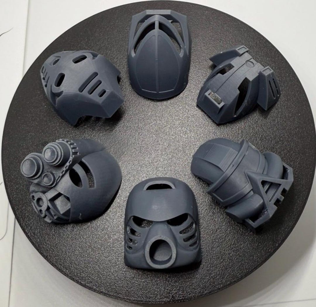 Toa Mata Masks! BIONICLE (unpainted) - Etsy