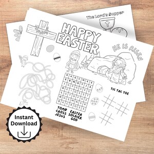 Easter Story Activities for Kids, Easter Story Timeline Printable for ...