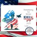 Memorial Day Handprint Craft Printable, Memorial Day Remember Our ...