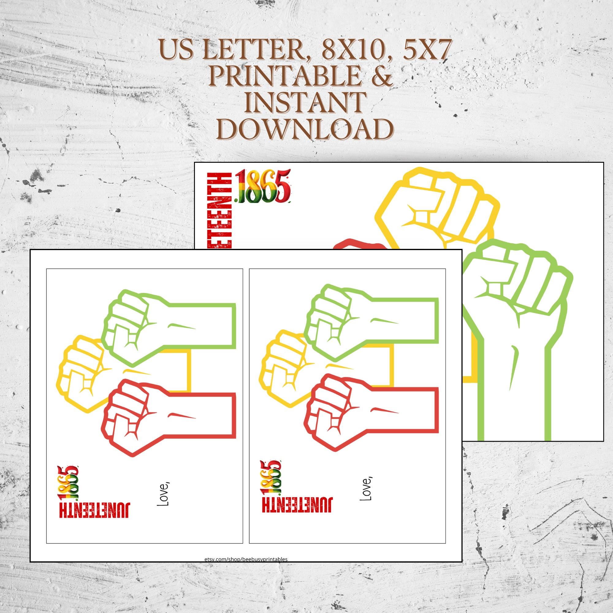 Juneteenth Handprint Craft + Bonus Coloring Sheet, Juneteenth Handprint ...