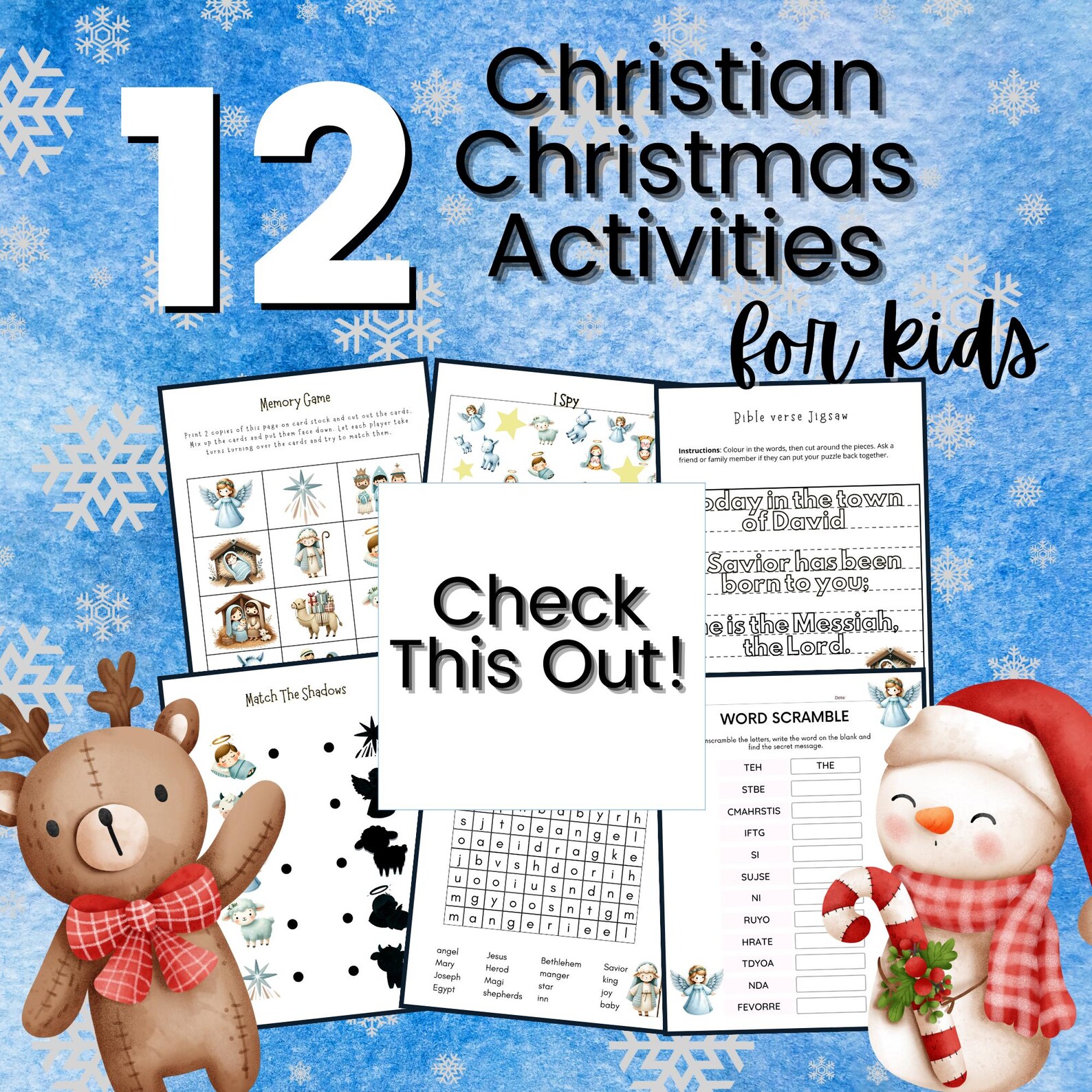 Christmas Ornament Trinity Printable Coloring Sheet, Christmas Ornament ...