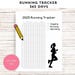 Running Tracker Printable PDF, Jogging Tracker, Running Log Template ...